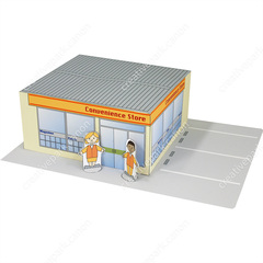 Convenience Store - Craftown - Toys - Paper Craft - Canon Creative Park