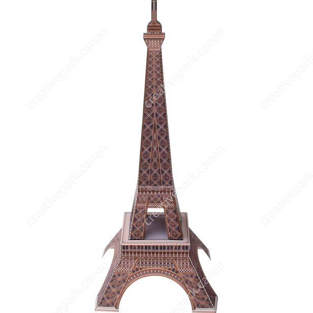Eiffel Tower Paper Model 3D Model Of Eiffel Tower France Structure