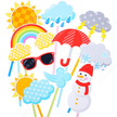 Photo Booth Props (Weather) - Photo booth props - Event - Paper Craft ...