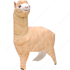 Alpaca - Pet Series - Animals - Paper Craft - Canon Creative Park