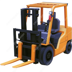 Forklift - Automobiles - Vehicles - Paper Craft - Canon Creative Park