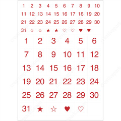 Calendar Stickers - Calendar Stickers - Calendars - Home and Living ...