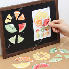 Puzzle Pecahan (Buah) - Belajar - Pendidikan - Seni Kertas - Canon ...