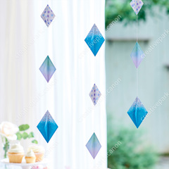 String Decoration (Blue Diamonds) - String Decorations - Hanging ...
