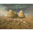 Haystacks: Autumn - Millet - ภาพวาดตะวันตก - ภาพวาดที่มีชื่อเสียง ...
