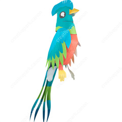 Quetzal - Animals - Latin flavor. - Paper Craft - Canon Creative Park