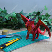 Red Dragon (Mini Version) - Mythical Creatures - Animals - Paper Craft ...