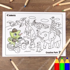 Coloring (Park / Animals) - Original (Creative Park) - Collaboration ...
