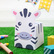 Box Animal (Zebra) - Play - Educational - Paper Craft - Canon Creative Park