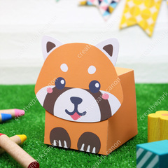 Box Animal (Red Panda) - Play - Educational - Paper Craft - Canon ...
