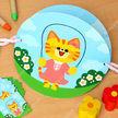 Round and round animation (Cat) - Play - Educational - Paper Craft ...