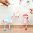 Easy marionette (Fairy / Unicorn) - Play - Educational - Paper Craft ...
