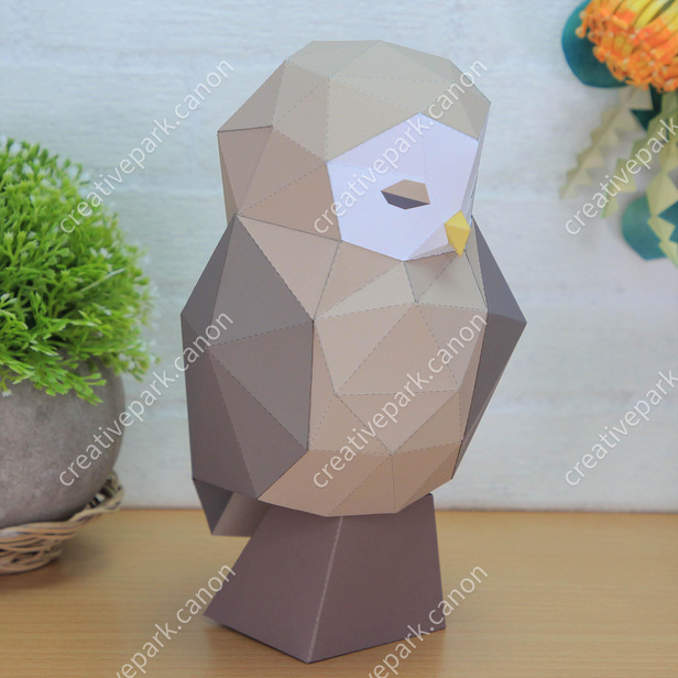 3d Paper Owl Cut Out Templates