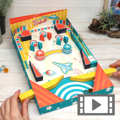 Pinball - Learn - Educational - Paper Craft - Canon Creative Park
