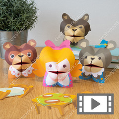 Paper Fortune Teller Puppet (The Three Bears) - Play - Educational ...