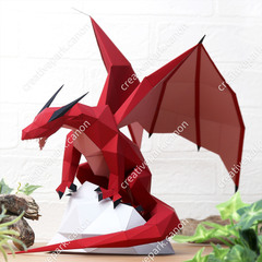 Polygon (Dragon) - Mythical Creatures - Animals - Paper Craft - Canon ...